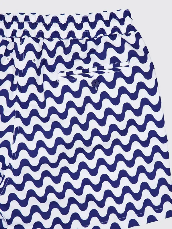 Frescobol Carioca Abstract Wave Swim Shorts