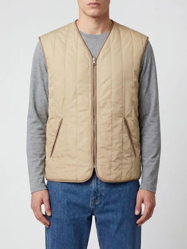 MAISON MARGIELA Quilted Vest - Sand