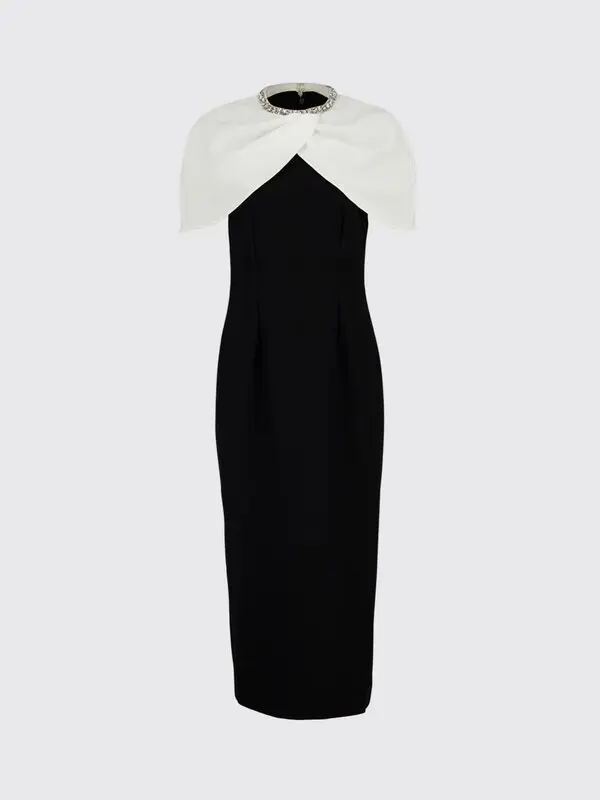 Roland Mouret Cape Effect Midi Dress