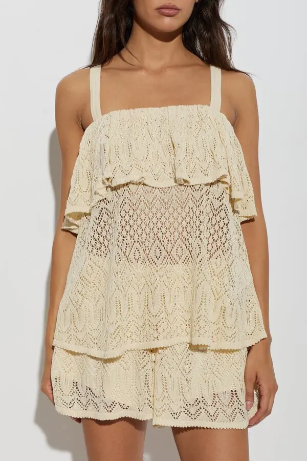 Zimmermann Crochet Tank Top