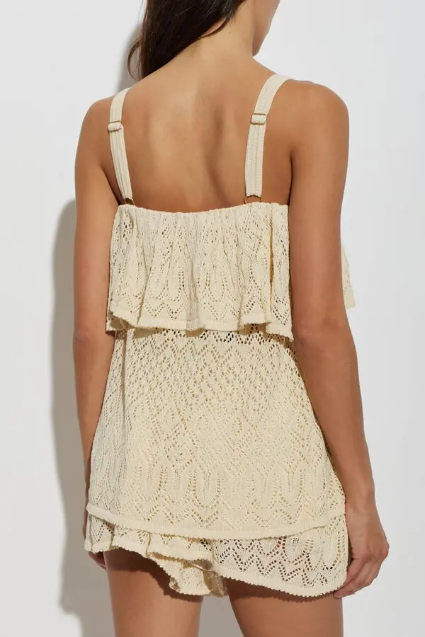 Zimmermann Crochet Tank Top