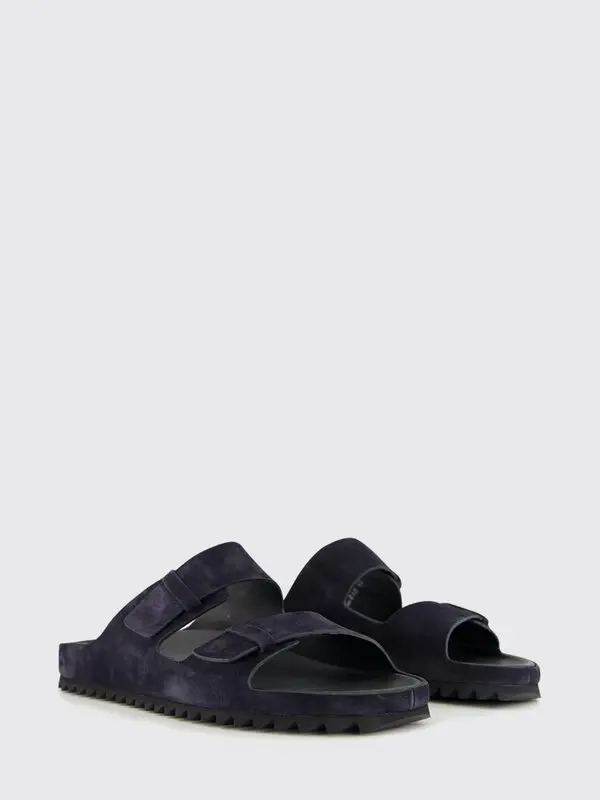 Officine Creative Suede Leather Flat Sandals