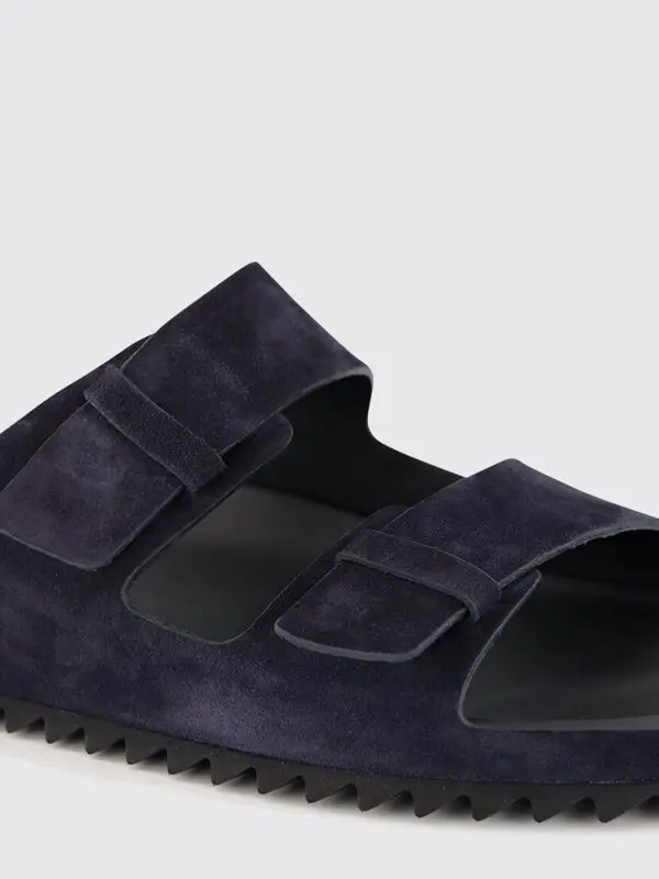 Officine Creative Suede Leather Flat Sandals