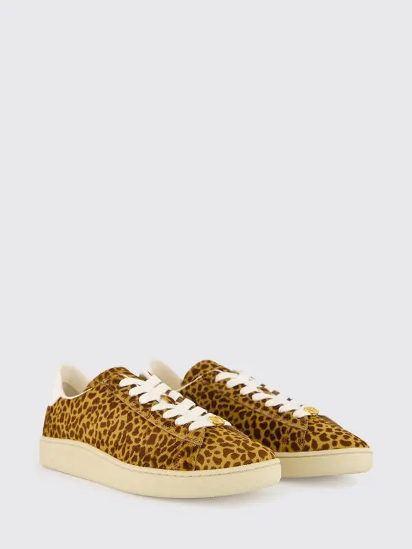 Valentino Garavani Royco Animal-print Pony Hair Low-top Sneakers - Brown