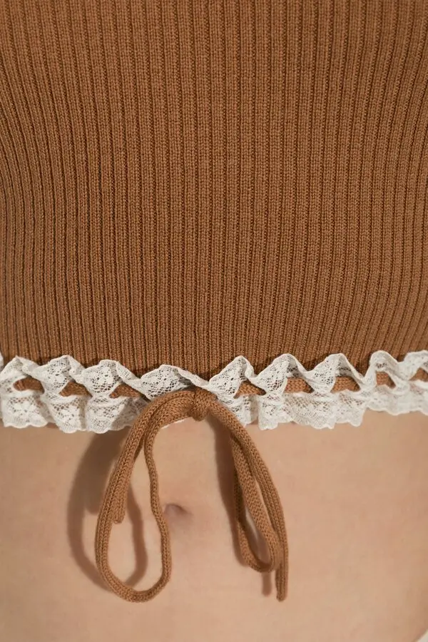 Chloé Sweater With Lace Trim
