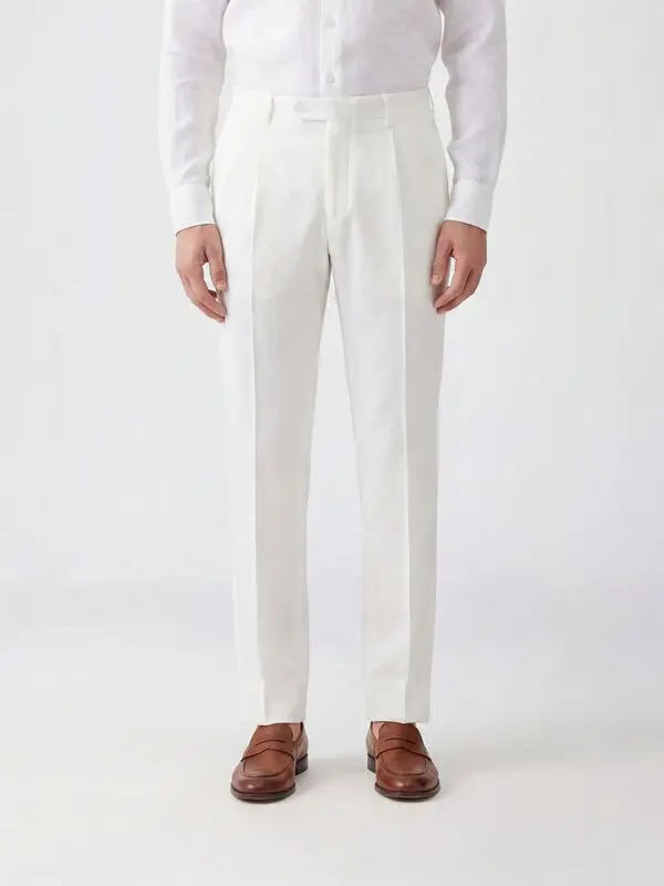 Boglioli Tailored Trousers - White