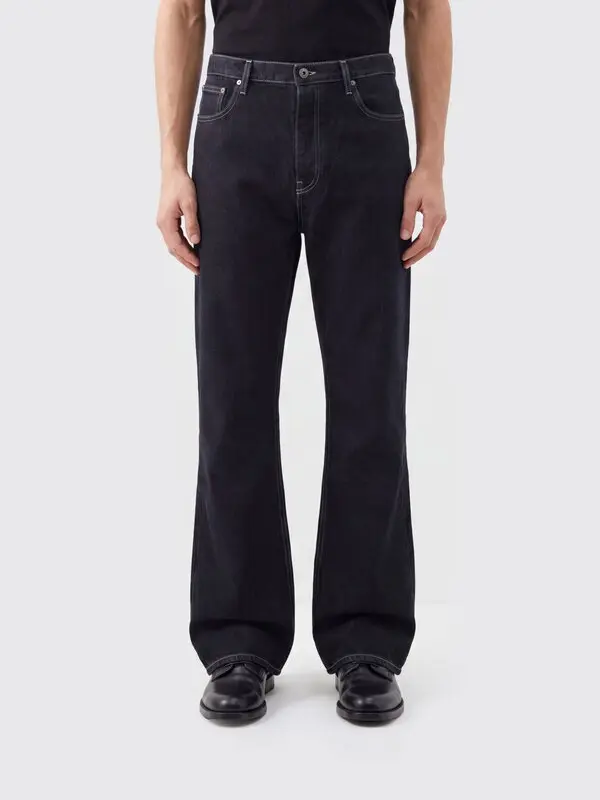 Off-White The Half Arrow Mid-rise Straight Fit Jeans - Grey
