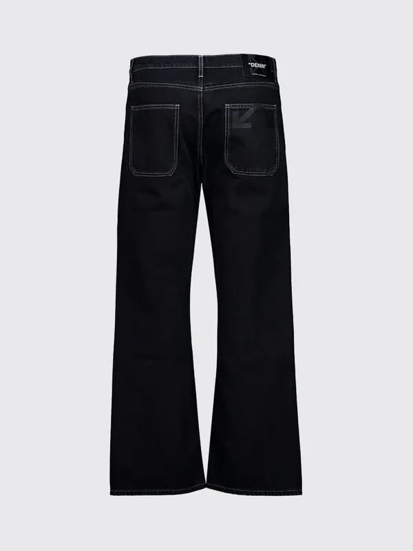 Off-White The Half Arrow Mid-rise Straight Fit Jeans