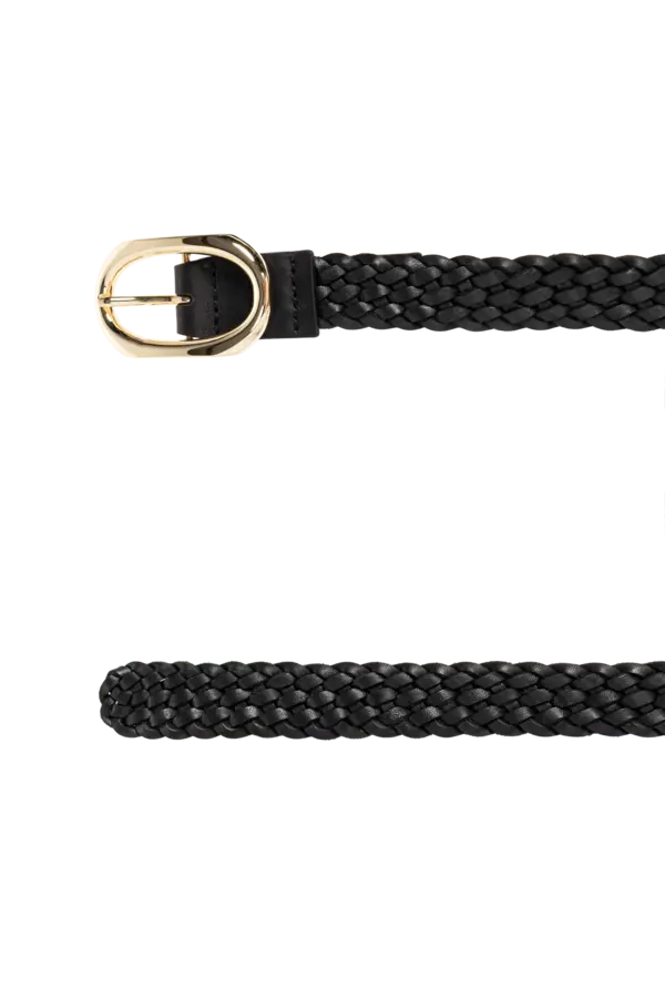 ANINE BING Signature Link Leather Belt