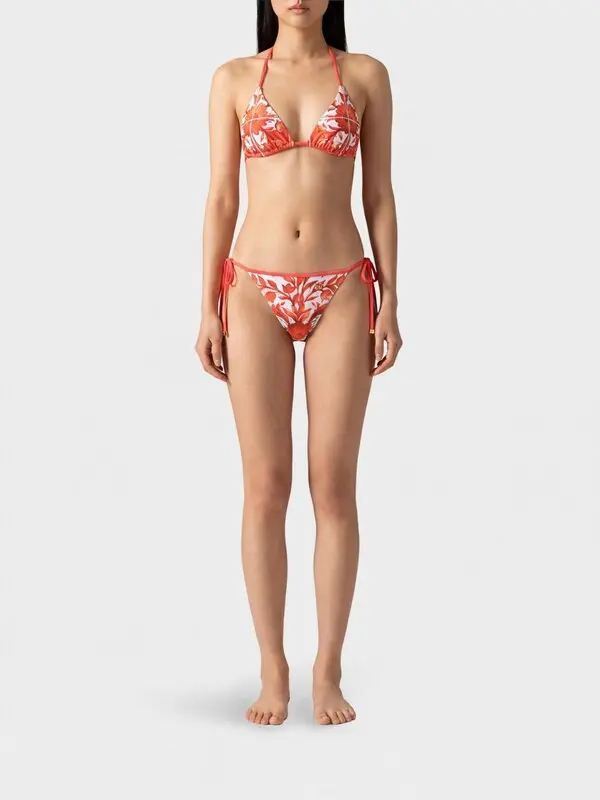 Dolce & Gabbana Maioliche Print Triangle Bikini - Multicolor