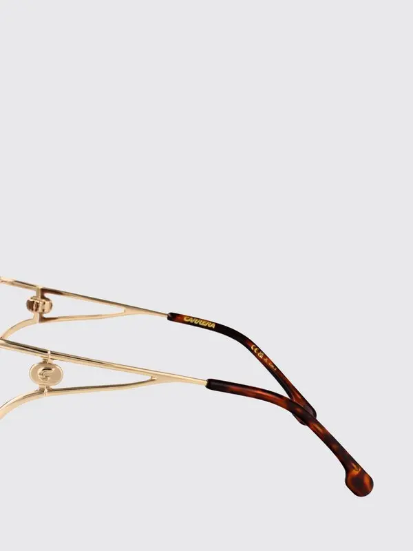 Carrera Eyewear Metal Aviator Sunglasses With Amber Lenses And Logo