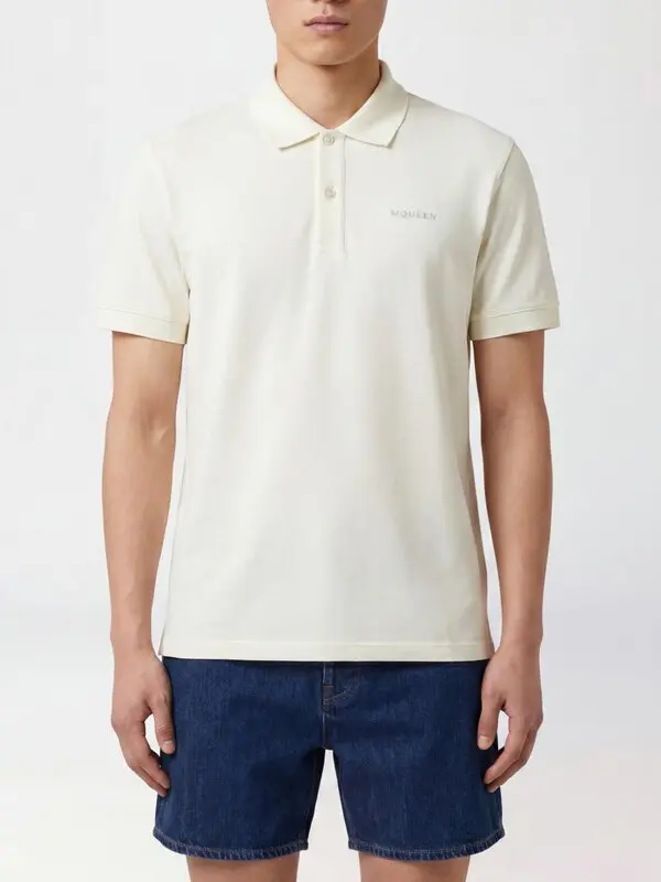 Alexander McQueen Cotton Polo Shirt