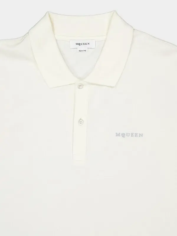 Alexander McQueen Cotton Polo Shirt