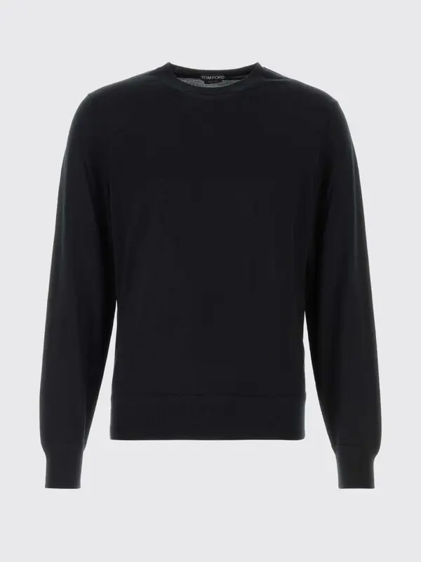 TOM FORD Pure Wool Long-sleeved Crewneck Jumper