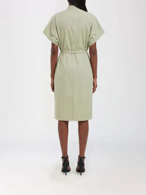 FERRAGAMO Belted Midi Dress
