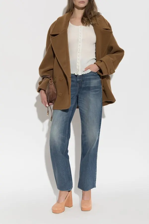 Chloé Ribbed Fitted Top