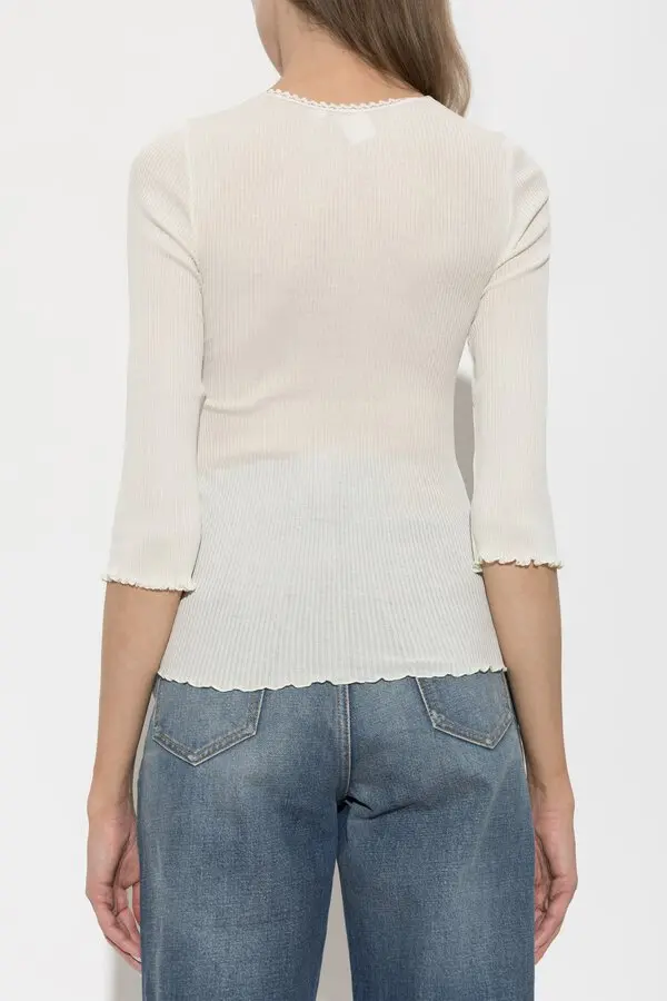 Chloé Ribbed Fitted Top