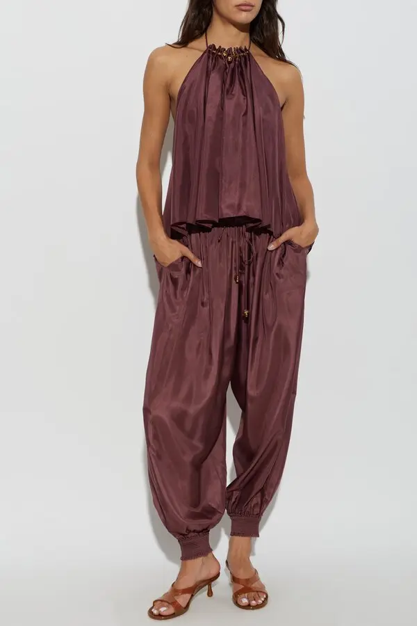 Zimmermann Loose-fit Silk Pants