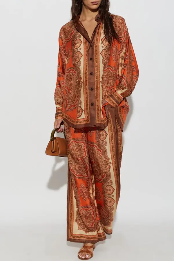Zimmermann Silk Wide-leg Pants