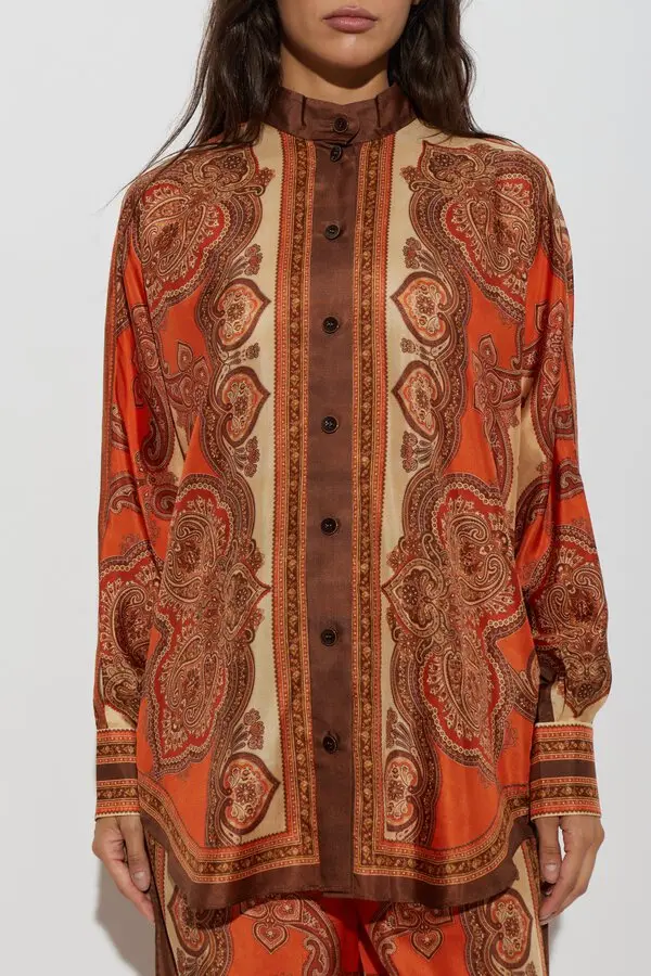 Zimmermann Silk Printed Shirt