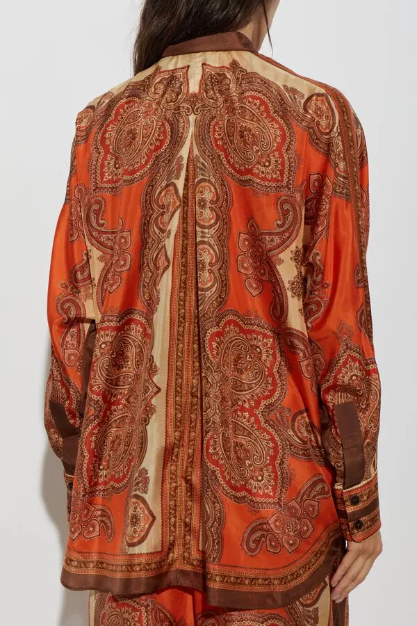 Zimmermann Silk Printed Shirt