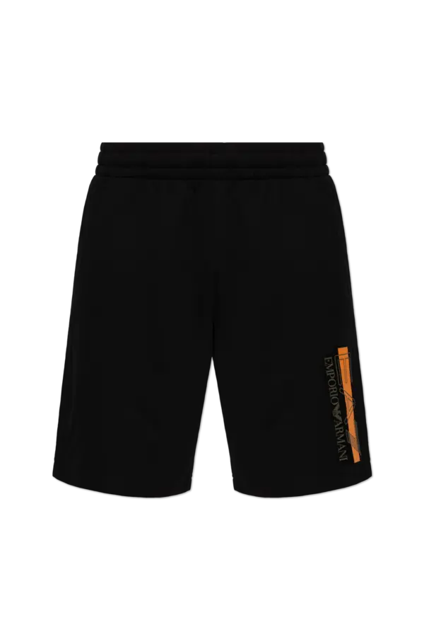 EA7 Sweat Shorts With Printed Logo