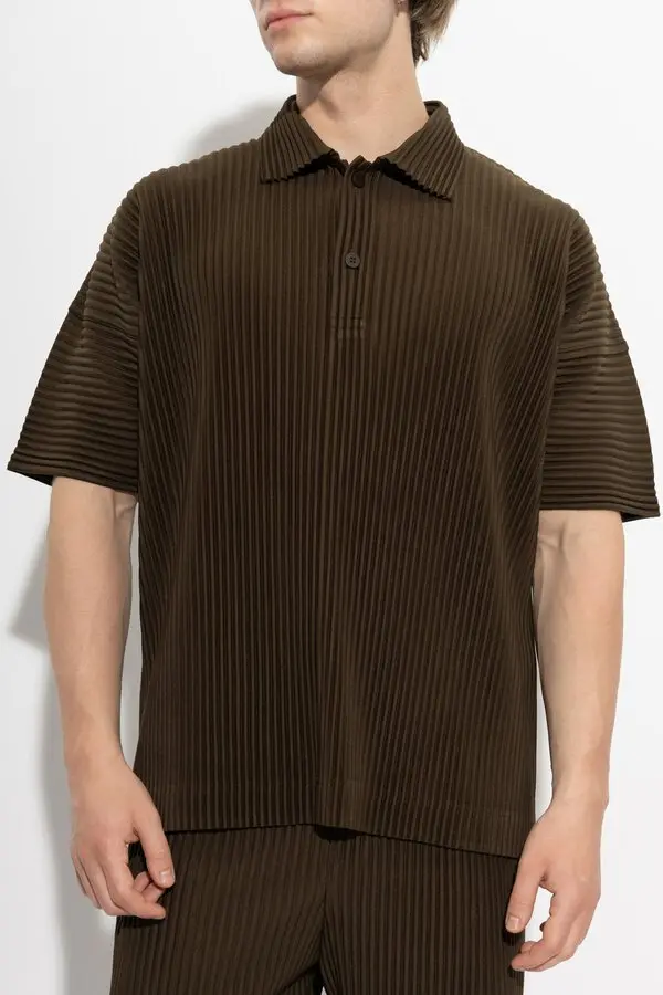 Issey Miyake Pleated Polo