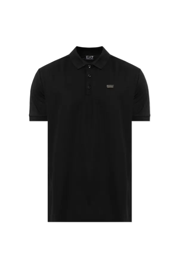 EA7 Polo With Logo Application