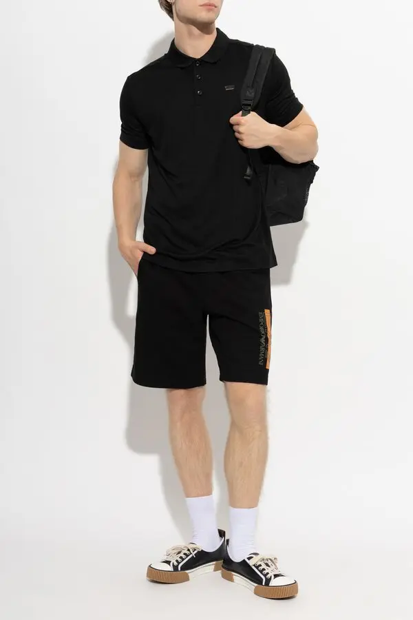 EA7 Polo With Logo Application
