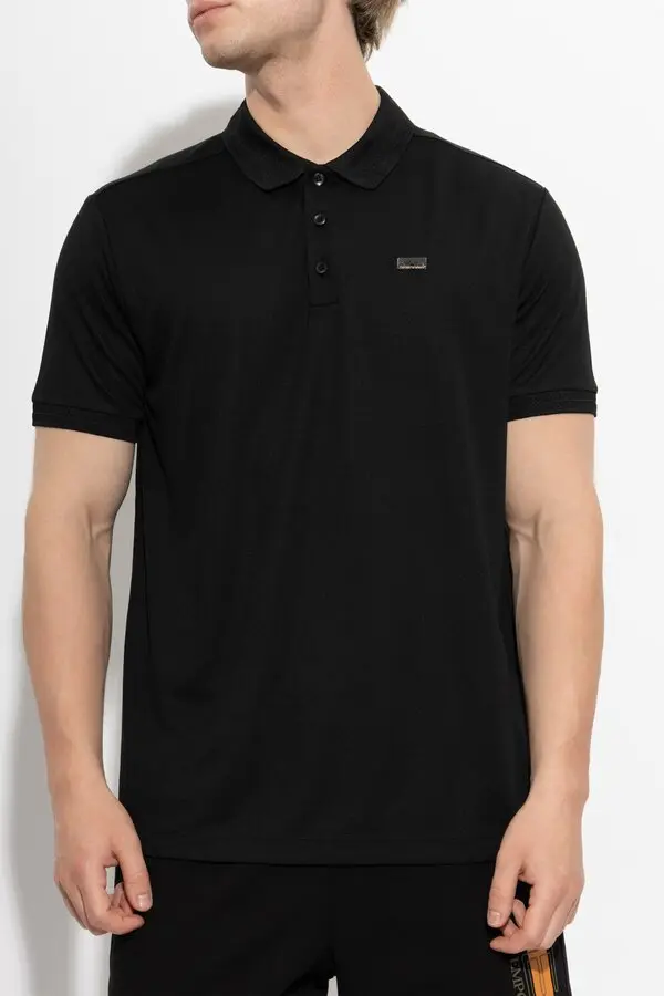 EA7 Polo With Logo Application