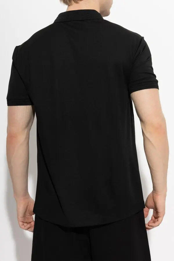 EA7 Polo With Logo Application