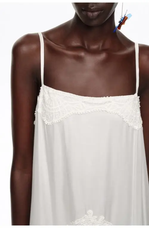 Bimba Y Lola Strappy Crochet Midi Dress