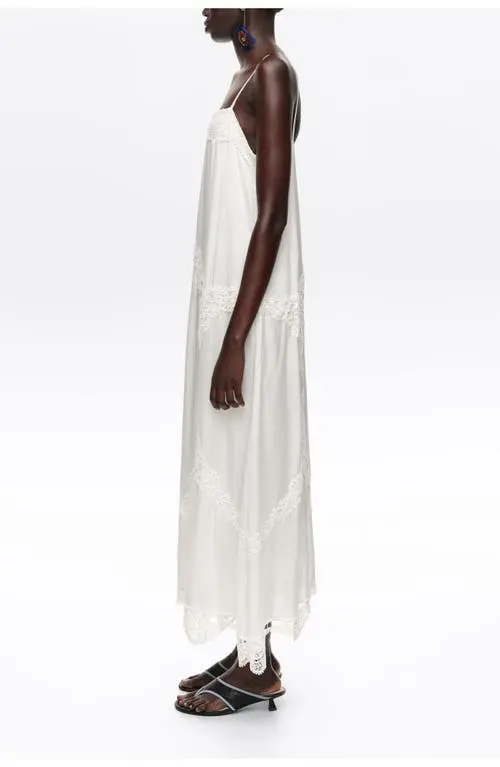 Bimba Y Lola Strappy Crochet Midi Dress