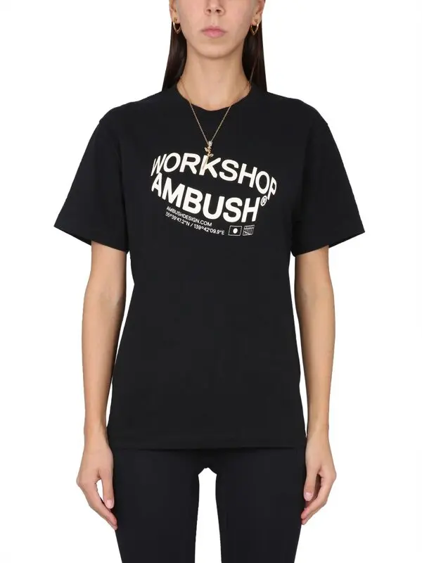 AMBUSH Workshop" Logo T-shirt - Black