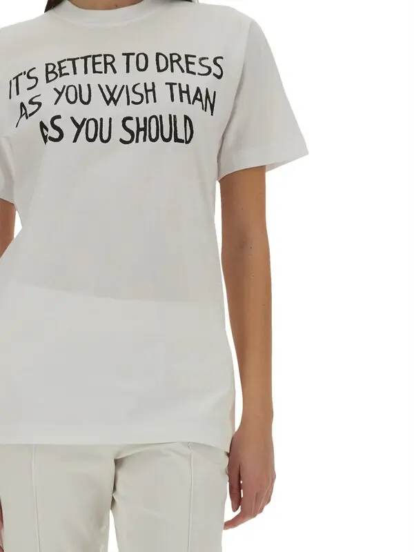 Moschino Regular Fit Printed Cotton T-shirt