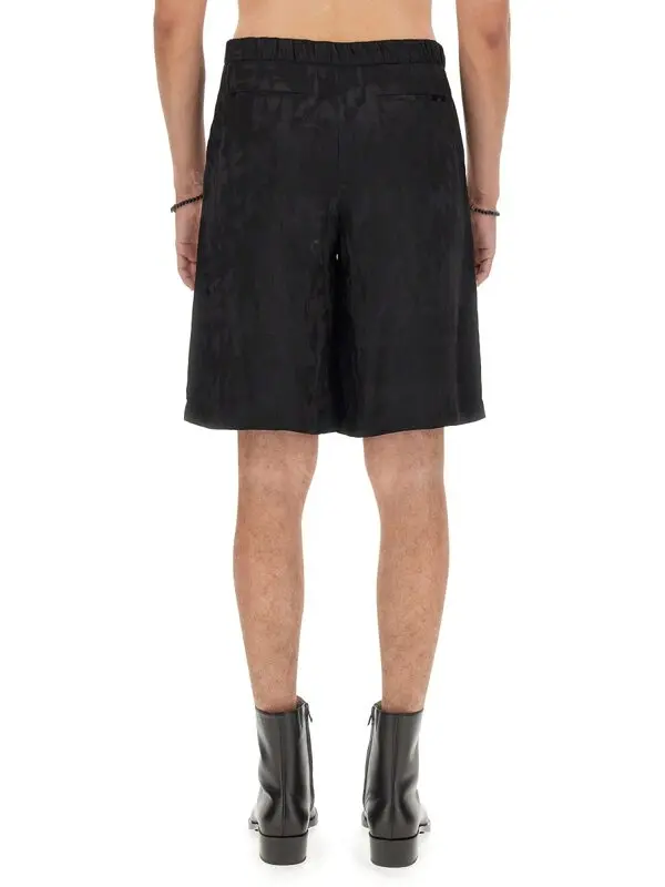 Alexander McQueen Viscose Bermuda Shorts