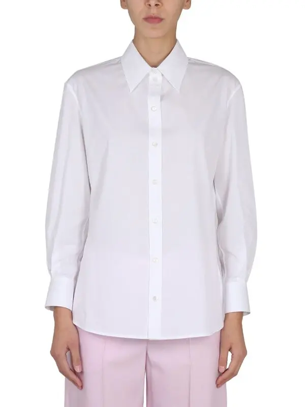 Alexander McQueen Poplin Shirt - White