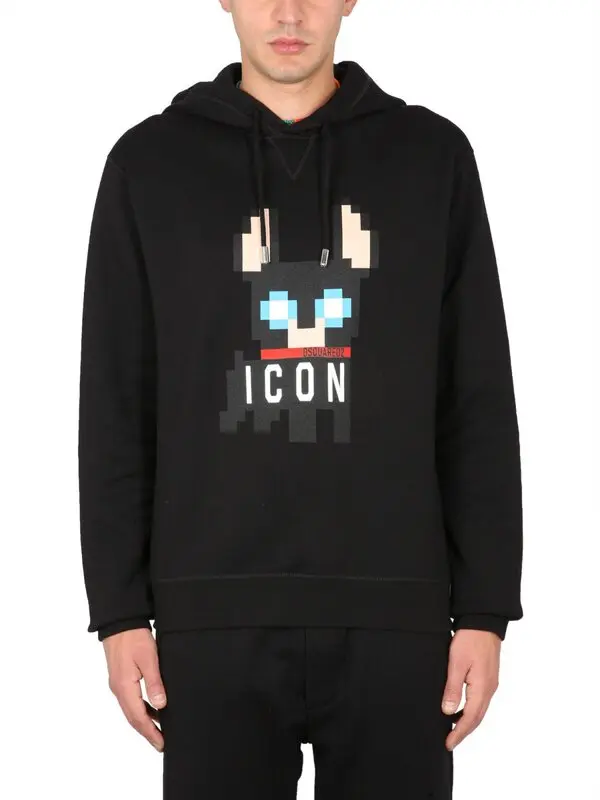 Dsquared2 Cyrus Cool Icon Hoodie - Black