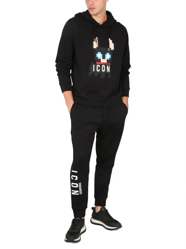 Dsquared2 Cyrus Cool Icon Hoodie - Black
