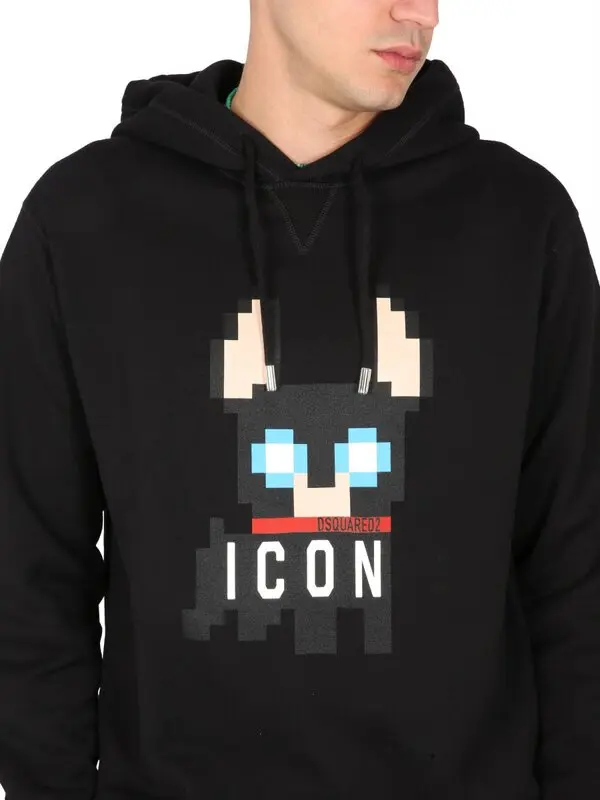 Dsquared2 Cyrus Cool Icon Hoodie - Black