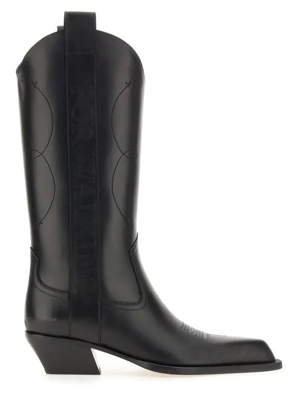 Off-White Texan Boot For Walking - Black