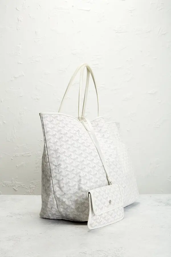 Goyard Saint Louis Gm Tote Bag - White