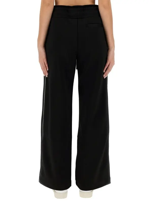 Off-White Loose Fit Wide Leg Pants
