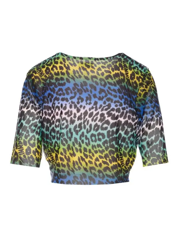 GANNI Top Animalier