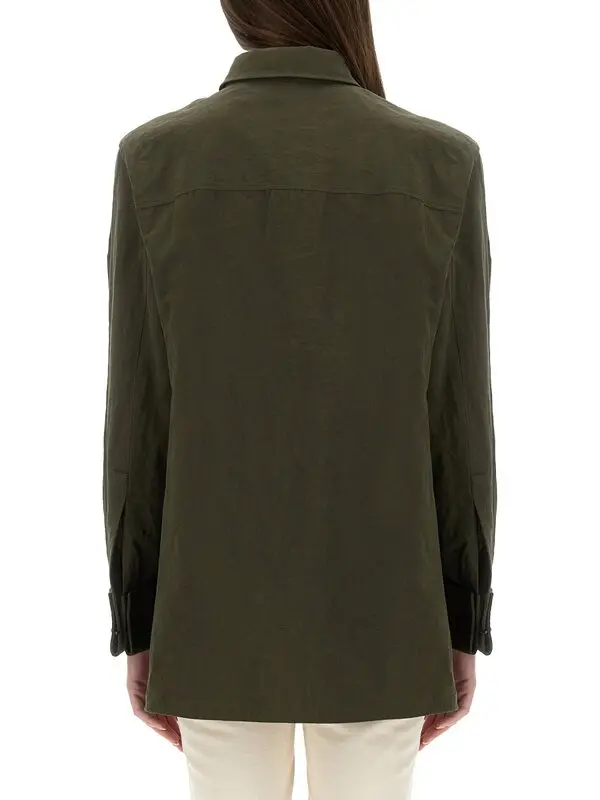 Saint Laurent Linen And Cotton Cassandre Shirt