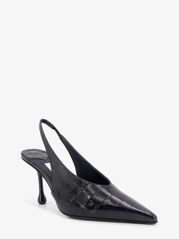 JIMMY CHOO Patent Leather Pumps With Crocodile Print