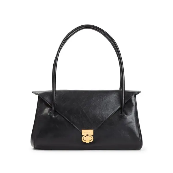 Marni East West Shoulder Bag - Black