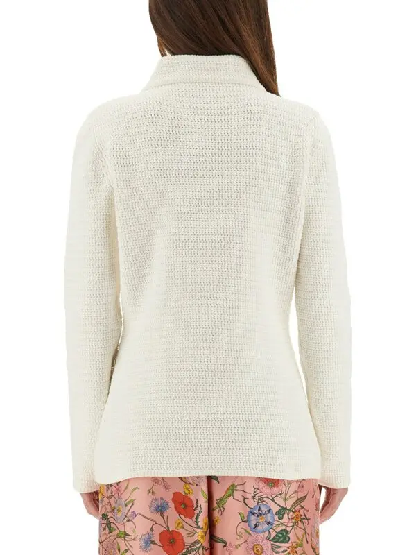 Gucci Fine Cotton Cardigan With Pockets
