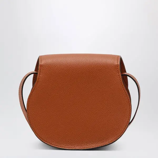 Chloé Marcie Small Leather Saddle Bag - Brown