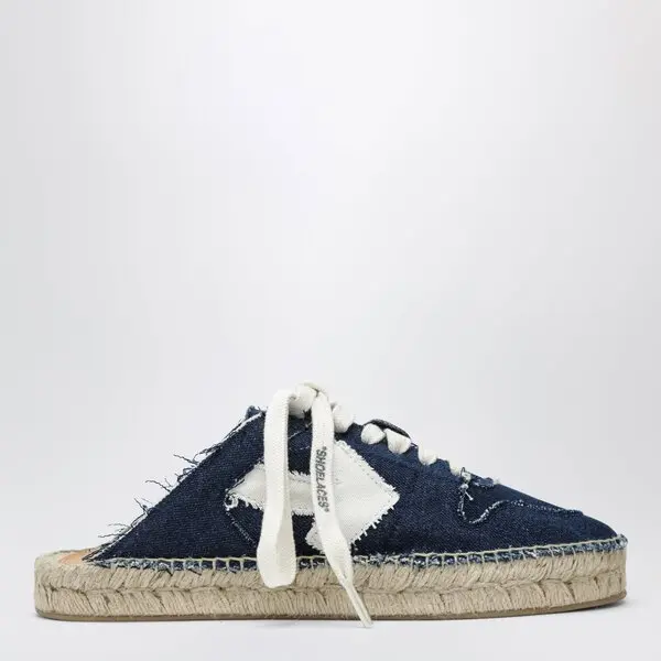 Off-White Dark /white Arrow Espadrilles - Blue